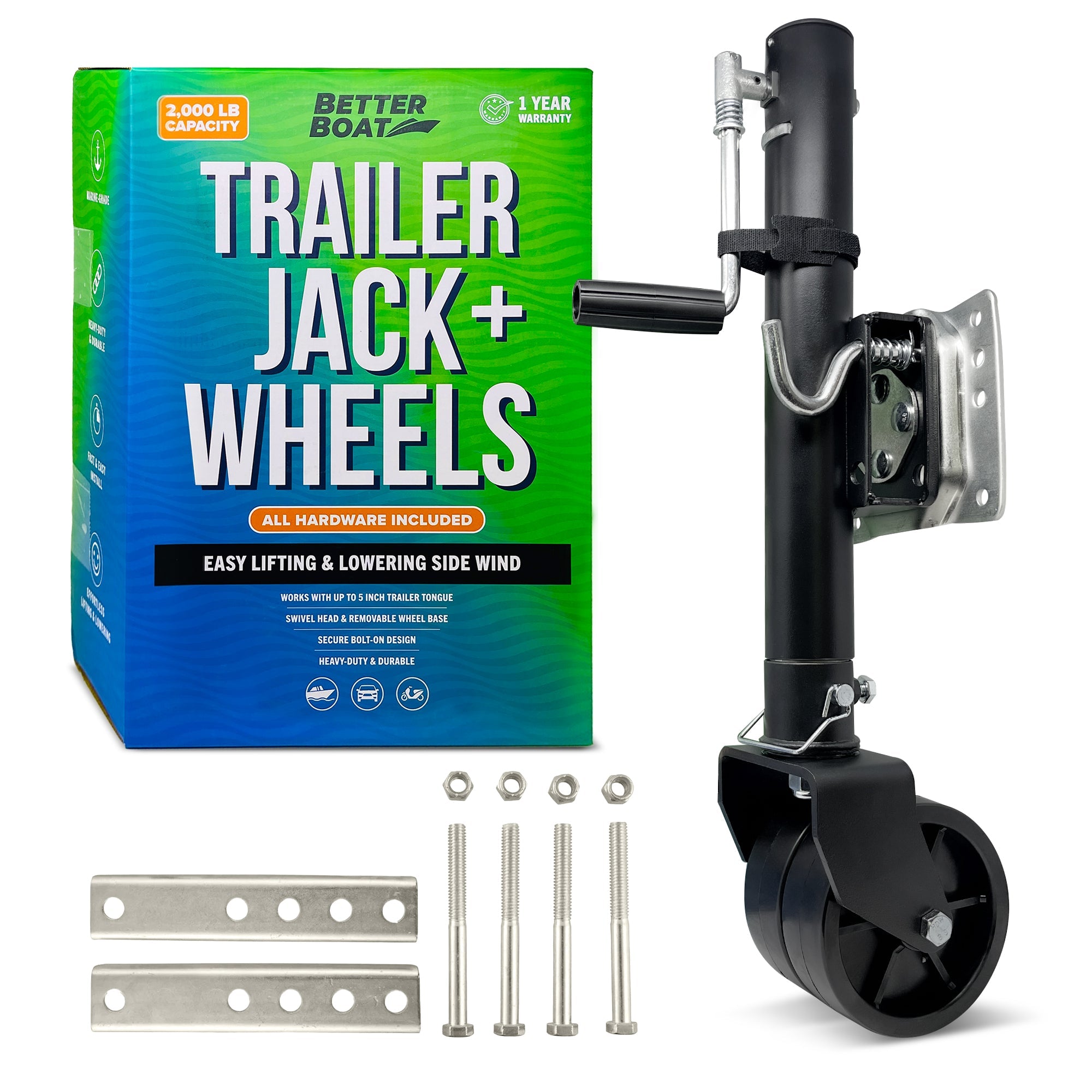 Trailer Jack and Wheel – Cajun Mapping