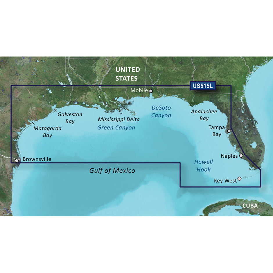 Garmin Blue Chart Map Cards – Cajun Mapping