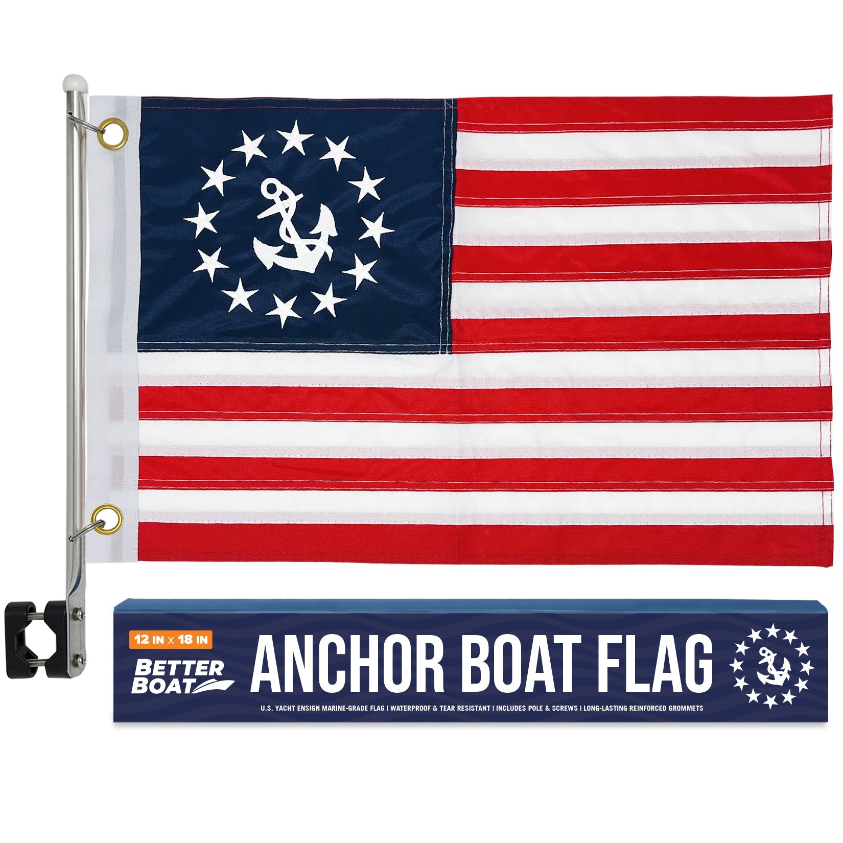 Anchor Boat Flag Yacht Ensign – Cajun Mapping