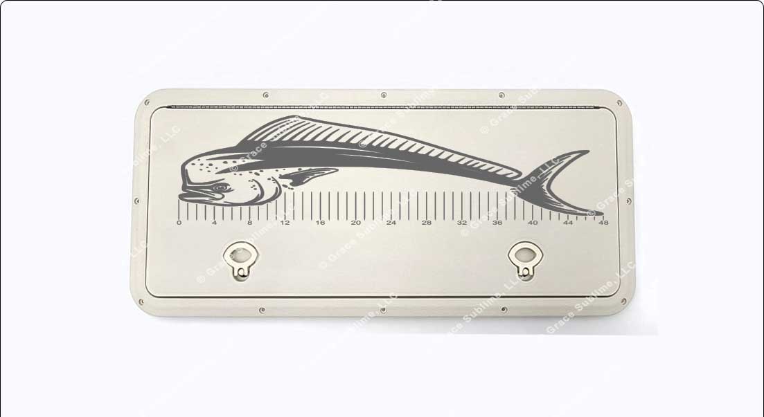 Mahi Mahi Custom Fish Ruler for Boat, Kayak, Ice Chest and More – Cajun ...