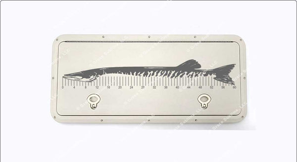 Musky Custom Fish Ruler for Boat, Kayak, Ice Chest and More – Cajun Mapping