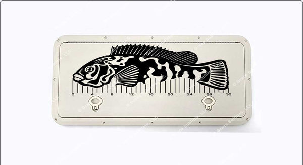 Tautog Custom Fish Ruler for Boat, Kayak, Ice Chest and More – Cajun ...