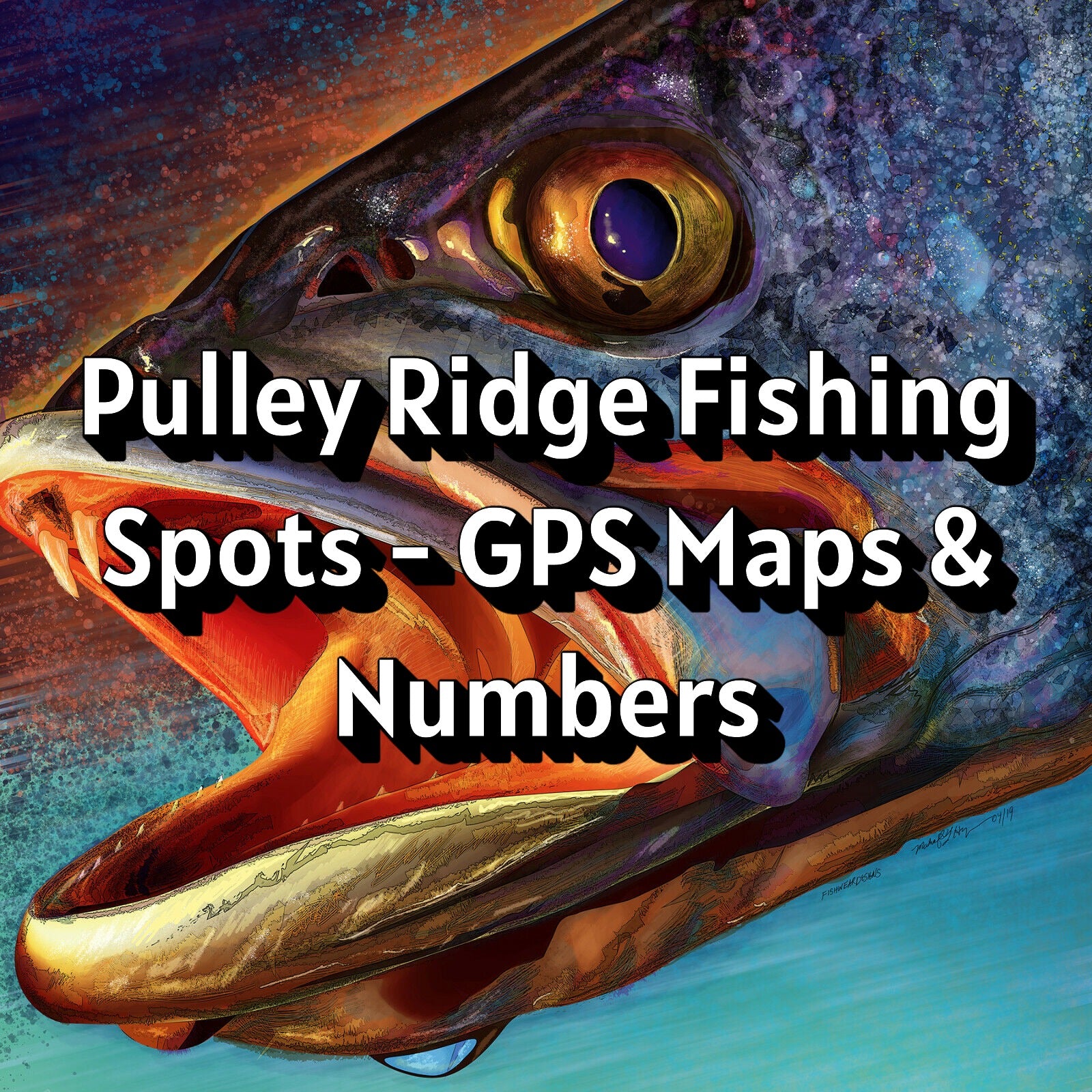 Pulley Ridge Fishing Spots - GPS Maps & Numbers – Cajun Mapping