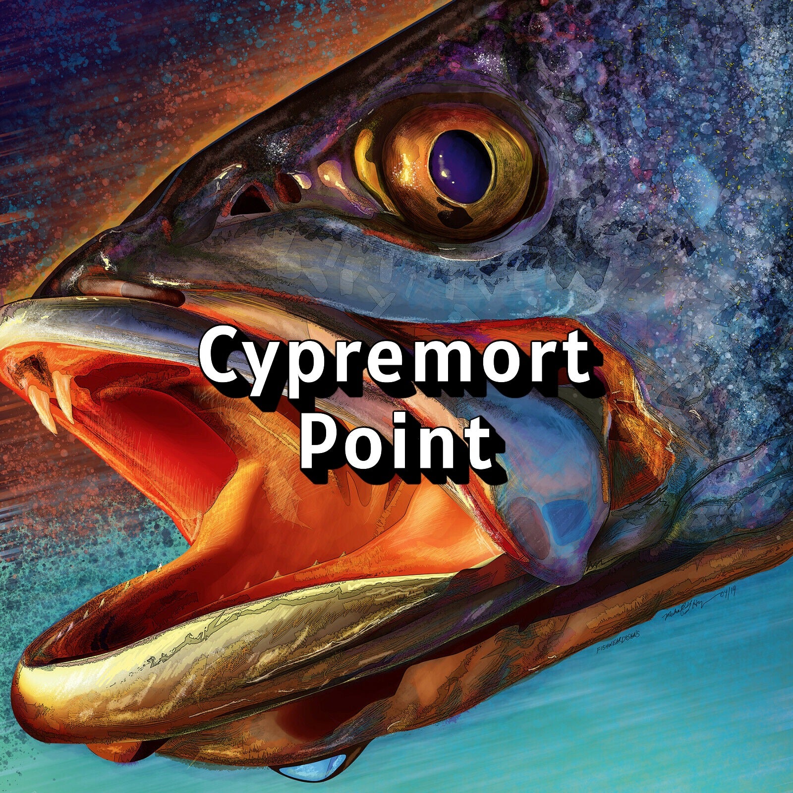 Cypremort Point (Vermilion Bay) Hot Spots Fishing Map – Cajun Mapping
